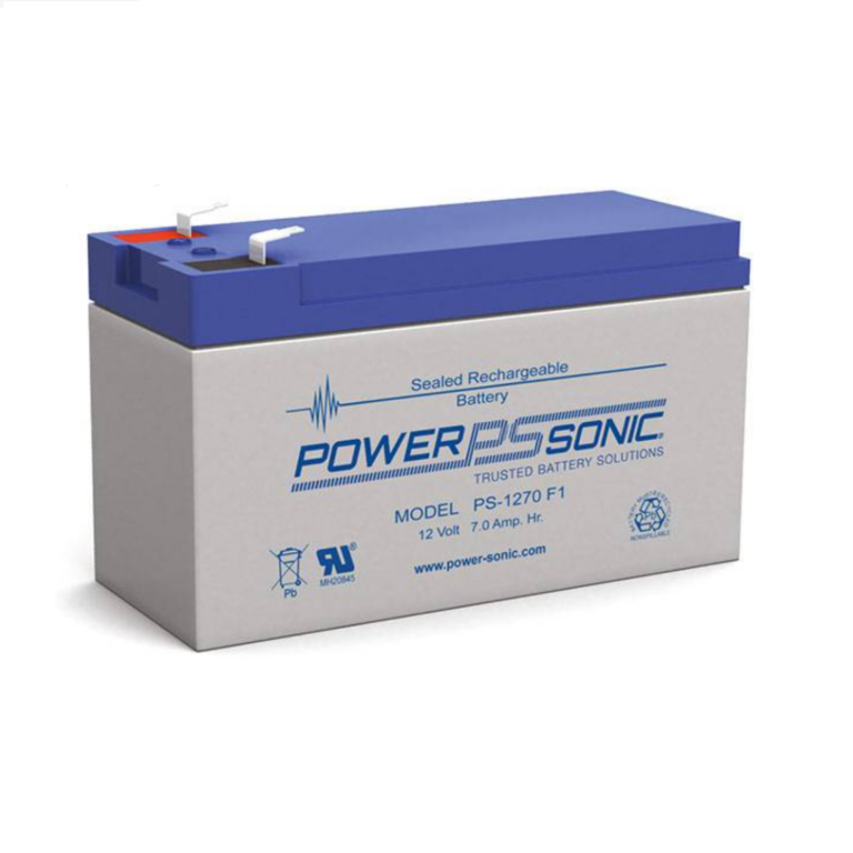 Power-Sonic PS-1270F1 12 Volt 7.0 Ah F1 SLA Rechargeable Battery ...
