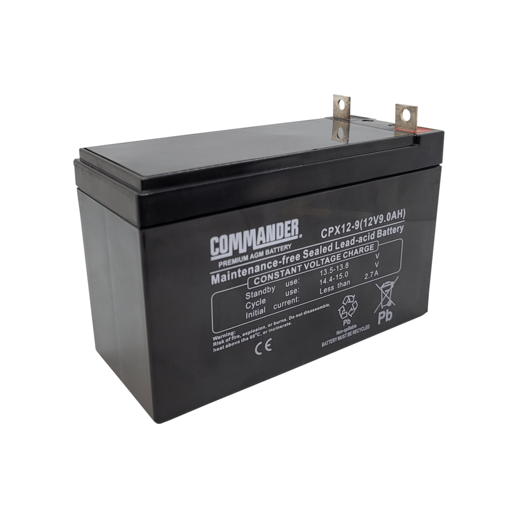 Commander CPX12-9NB 12 Volt 9 Ah SLA Battery