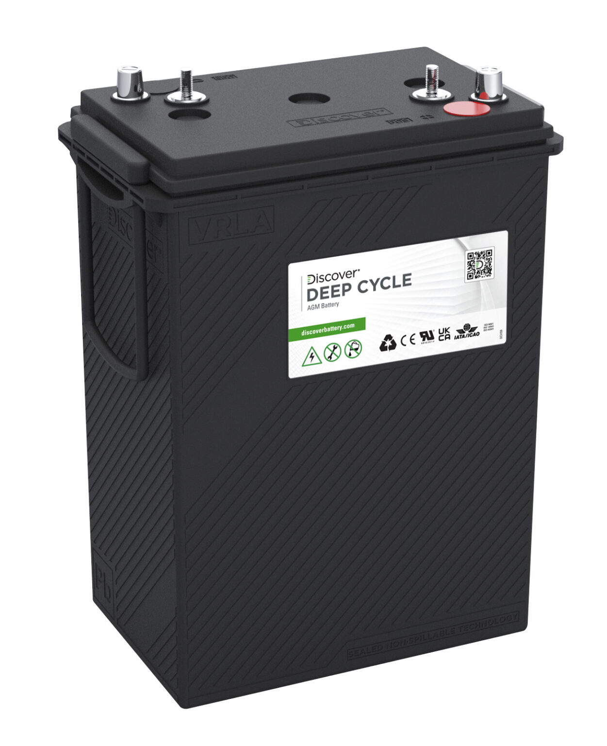 Discover EVL16A-A 6V 390Ah AGM Deep Cycle Battery