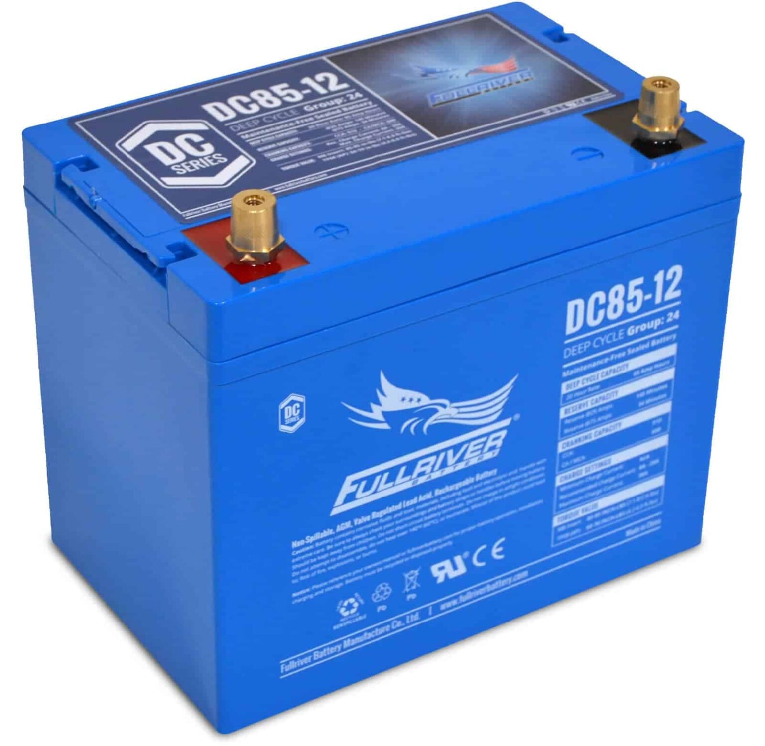 Fullriver DC85-12 12V 85Ah AGM Deep Cycle Battery